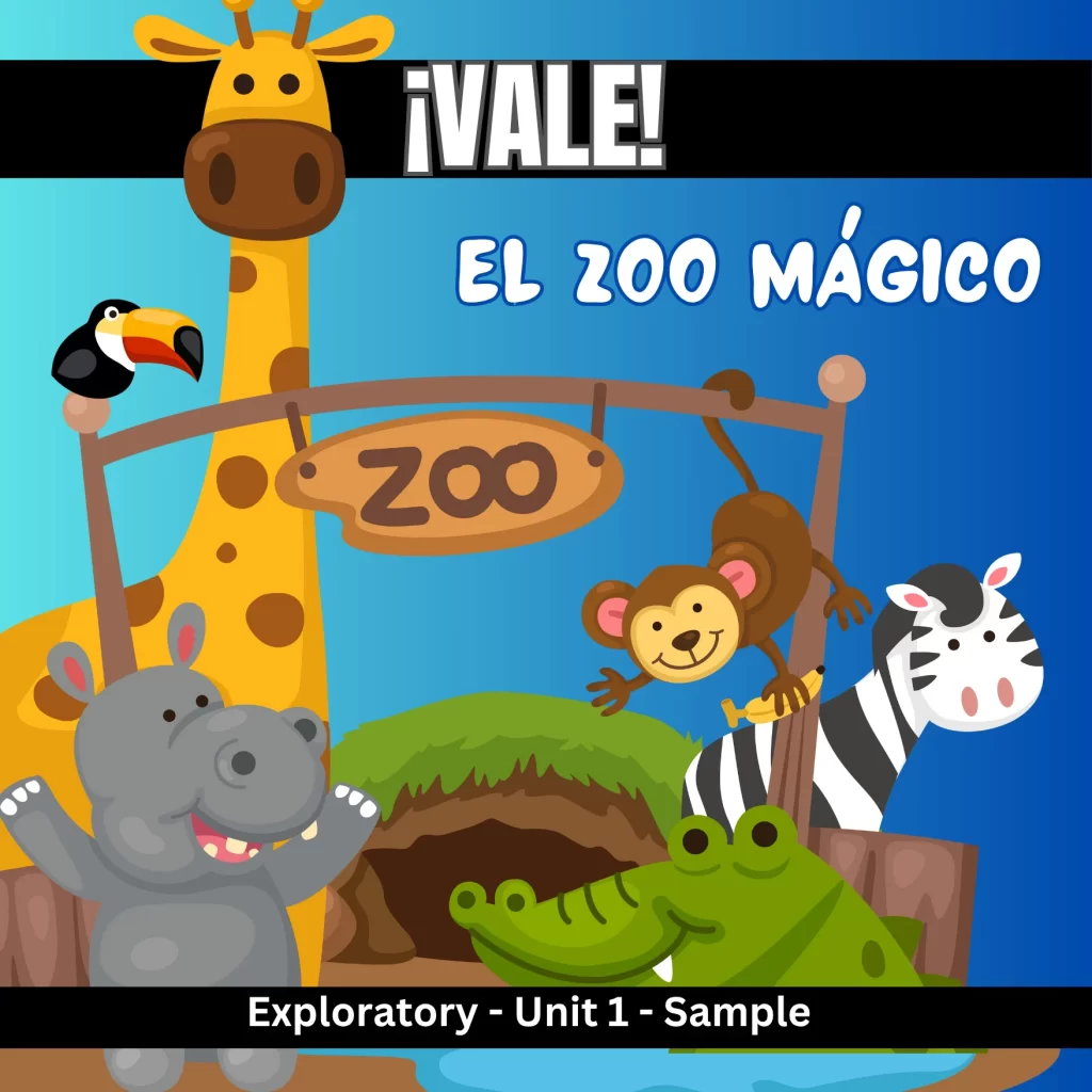 VALE – Exploratory Spanish – Unit 1 – Sample Lessons 1-3 - Verb Ninja