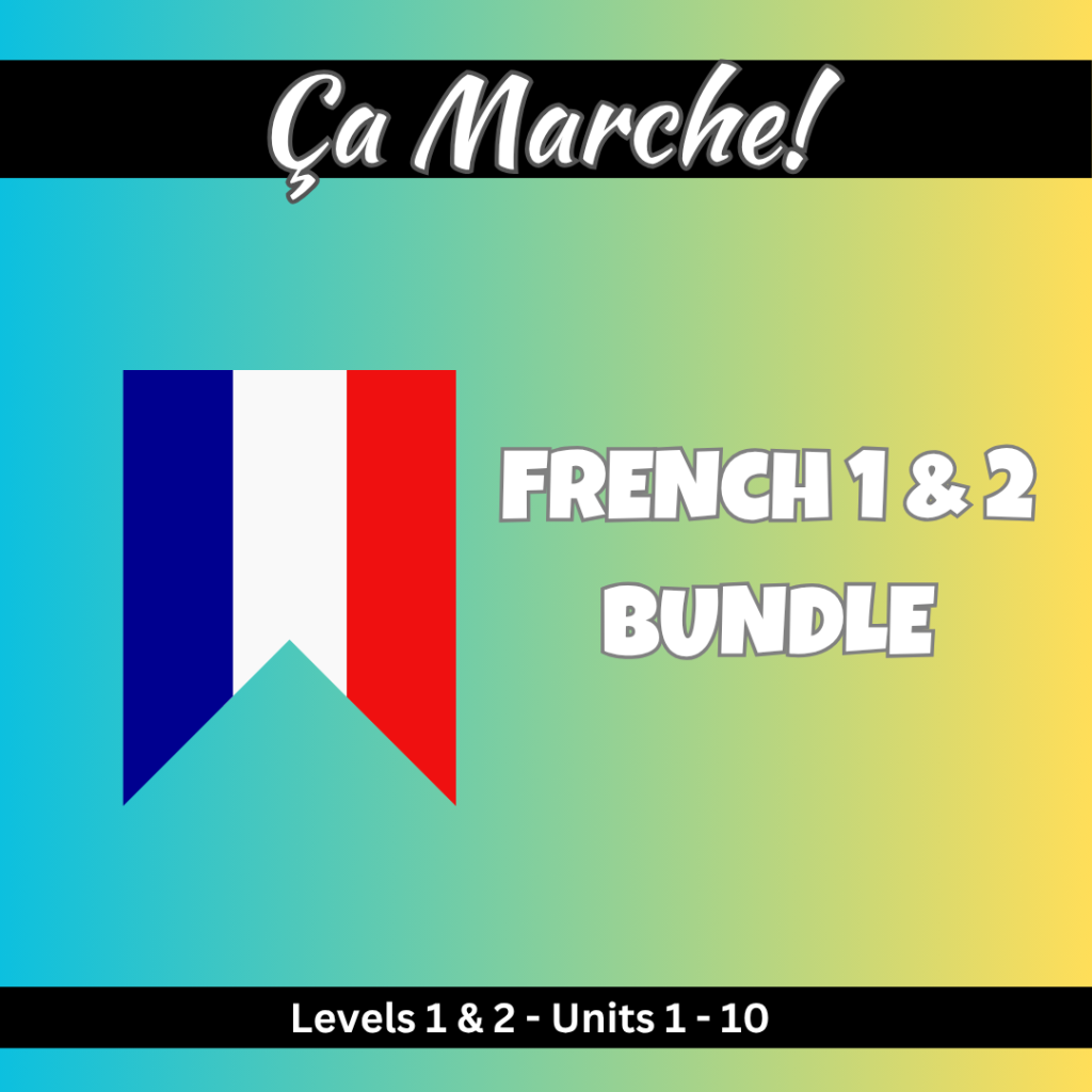 Ça Marche – Levels 1 & 2 Bundle - Verb Ninja
